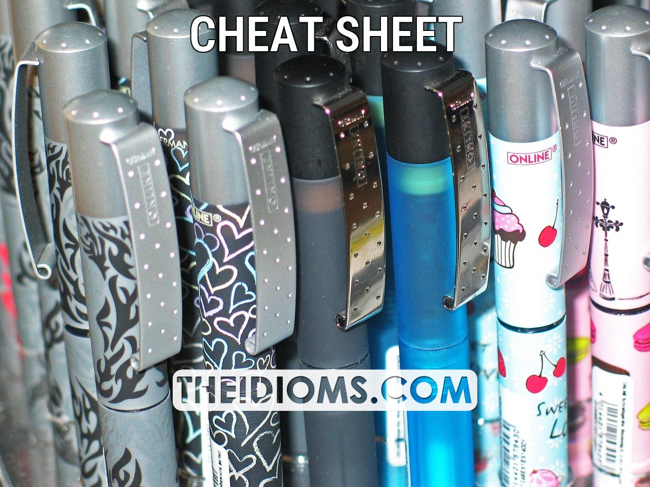 cheat sheet meaning, origin, example, sentence, history