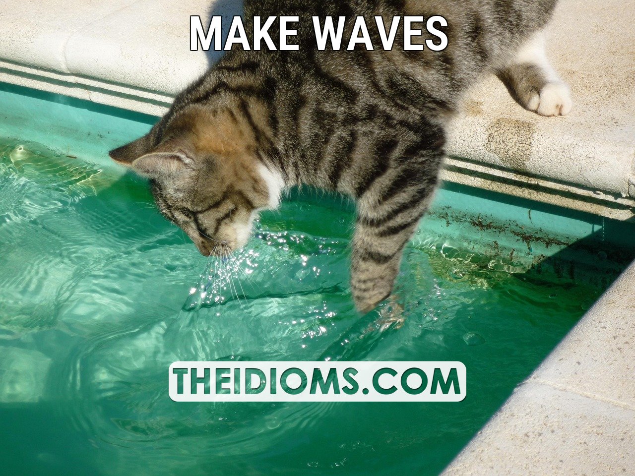make waves meaning, origin, example, sentence, history