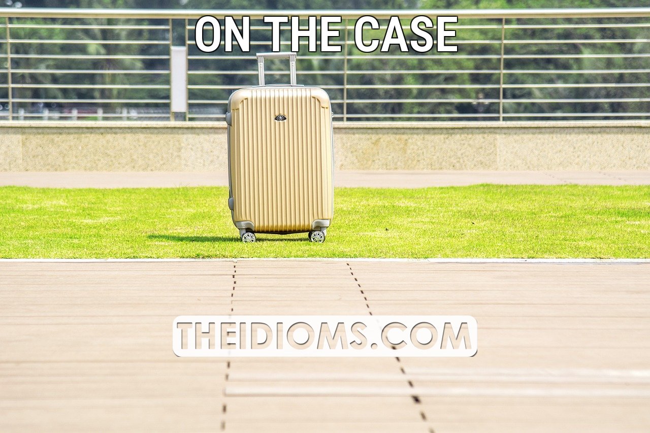 on the case meaning, origin, example, sentence, history