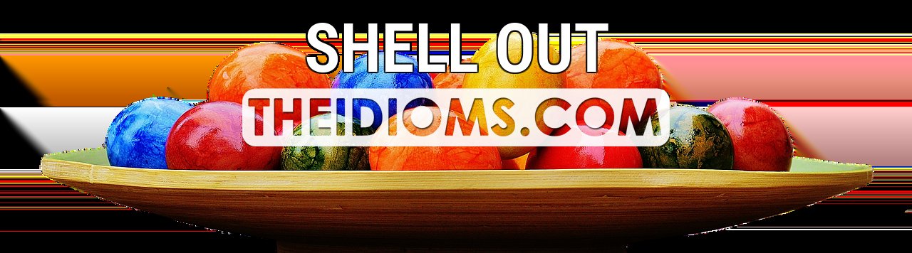shell out meaning, origin, example, sentence, history
