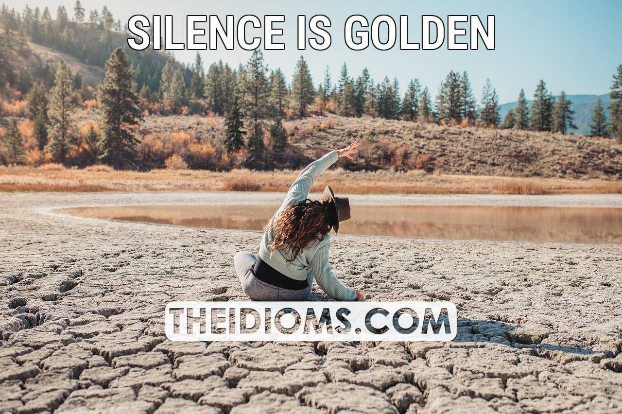 silence is golden meaning, origin, example, sentence, history