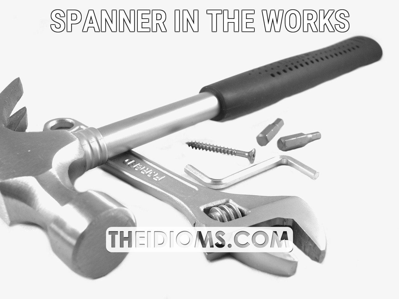 spanner in the works meaning, origin, example, sentence, history