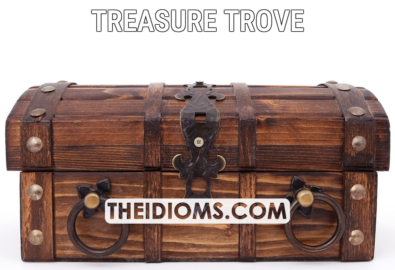 treasure trove meaning, origin, example, sentence, history