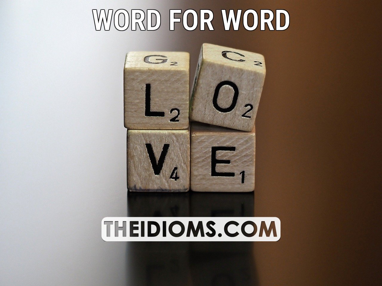 word for word meaning, origin, example, sentence, history