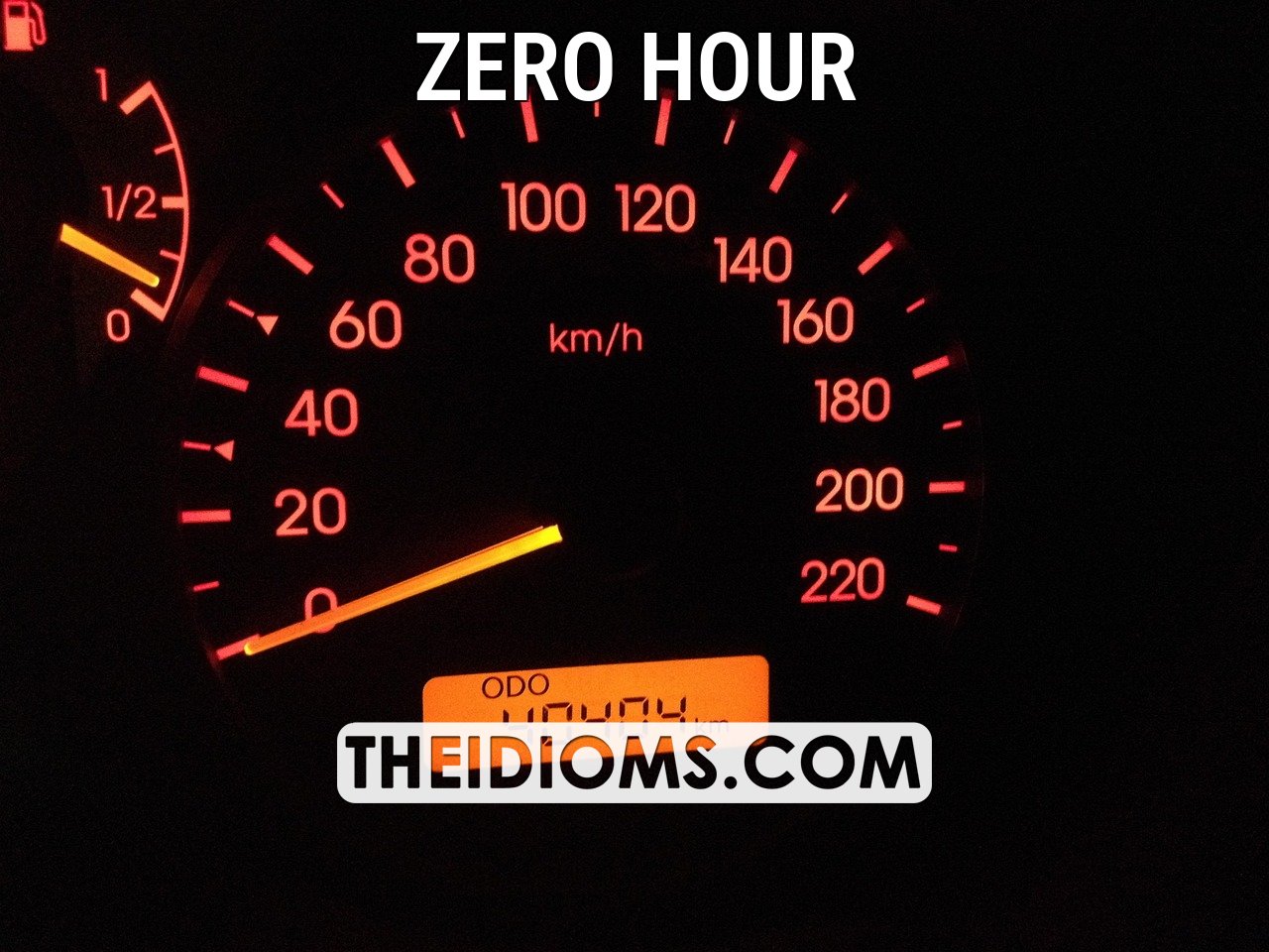zero hour meaning, origin, example, sentence, history